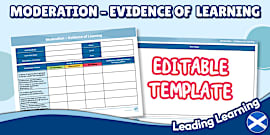 Moderation Audit - Assessment Approaches Editable Template