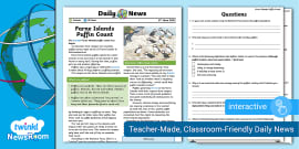 Let's Learn about Puffins Differentiated Reading Comprehension