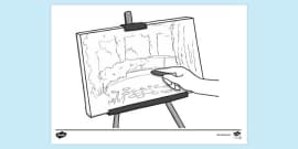 FREE! - Monet Colouring | Colouring Sheets (Teacher-Made)