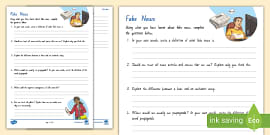 What is Fake News? - Examples for Children - Twinkl