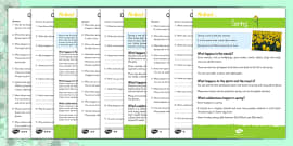 Spring Differentiated Reading Comprehension Worksheets - Twinkl