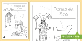 Ficha de actividad: El Huáscar para colorear | Twinkl