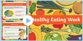 Healthy Eating PowerPoint/Slideshow - KS1 Food and Diet