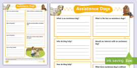 Working Dogs Fact File - KS2 (Teacher-Made) - Twinkl