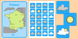 👉 French: Weather Vocabulary Chart - KS2 (teacher made)