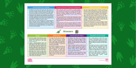 Dinosaurs Continuous Provision Planning Ideas (Reception)