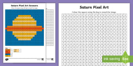 FREE! - Cow Pixel Art Template (teacher made) - Twinkl
