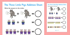 The 3 Little Pigs Display Posters (teacher made) - Twinkl