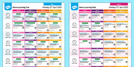 Daily Homeschool Schedule Template | Home Education | Twinkl
