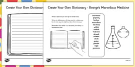 Magic Potion Writing Worksheet - Primary Teaching Resource