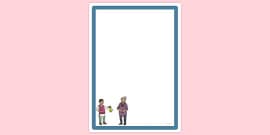 FREE! - Simple Blank Gift Page Border | Page Borders | Twinkl