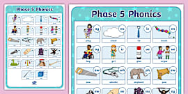 Phase 2 Phonics Large Poster