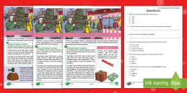 KS1 How Do We Celebrate Christmas in the UK Differentiated Reading