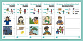 Senses Record Template (teacher made)