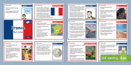 France Information Sheet | Geography Resources - Twinkl