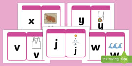 Phonics Level 3 Decodable Double-Sided Flashcards - EYFS