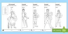 My Carnival Costume Worksheet - KS1 Resource (teacher made)