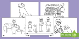 FREE! - Safety Harness Colouring | Colouring Sheet - Twinkl