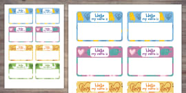 Born in the 90s Name Tags | Twinkl Party (teacher made)