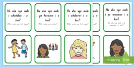 Emotion Words Cards English/Te Reo Māori (teacher made)