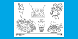 World Food Colouring Activity | Twinkl KS1 Geography