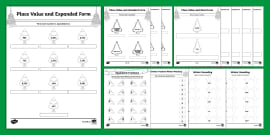 First Grade Winter Math Activity Booklet - Teaching Resource Twinkl