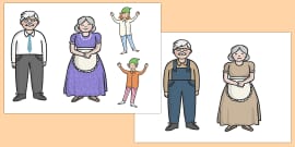 FREE! - Shoemaker’s Wife Colouring Sheet - KS1 - Twinkl Resource