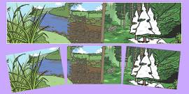 FREE! - We're Going on a Bear Hunt Puppets | Walker Books | Twinkl