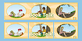 Book Talk Display Poster