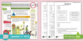 The Road To Road Safety Differentiated Reading Comprehension