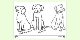 FREE! - Dog Mindfulness Colouring Page | Colouring - Twinkl