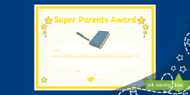 Most Valuable Parent Certificate - Parents - F-6 - Twinkl