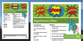 Superhero Word Mat (teacher made)