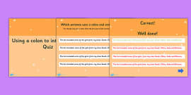 Adding Inverted Comma to a Sentence SPaG Punctuation PowerPoint