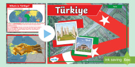 KS1 Türkiye Information PowerPoint (teacher made) - Twinkl
