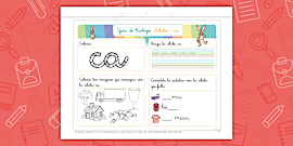 Guía de Trabajo: Sílaba - co