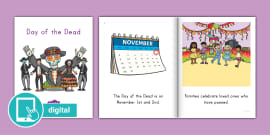 Day of the Dead Emergent Reader (Teacher-Made) - Twinkl