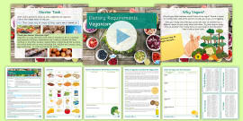 Vegan Recipes Pack (teacher made)