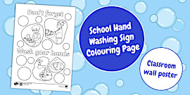 Hand Washing Hero Worksheet | Twinkl Hand Washing Activities