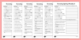 Year 3 Spelling Words Worksheets – Year 3 and 4 Resource