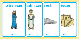 Bible Stories for Kids: Wise Man and Foolish Man - Twinkl