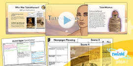 The Ancient Egyptians Tutankhamuns Tomb KS2 Facts Sheet