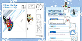 Blank Triarama (teacher made) - Twinkl