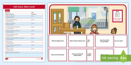 Kitchen Scene Blanks Level 4 Questions (teacher made)