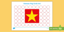 Flag of Vietnam Bunting (teacher made) - Twinkl