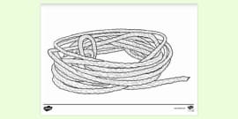 FREE! - Child Skipping With A Rope Colouring Sheet - Twinkl