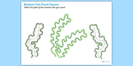 Pencil Control Loops And Curves Worksheet 2 - pencil control