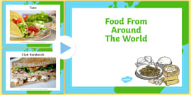 Food From Around the World Worksheet | Primary Resources