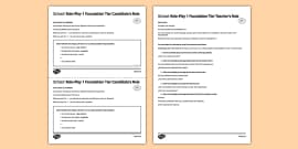 Viajes & Turismo 1 Juego de rol Foundation Tier - Twinkl