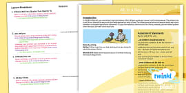 All In A Day | French Unit Pack | All In French | KS2